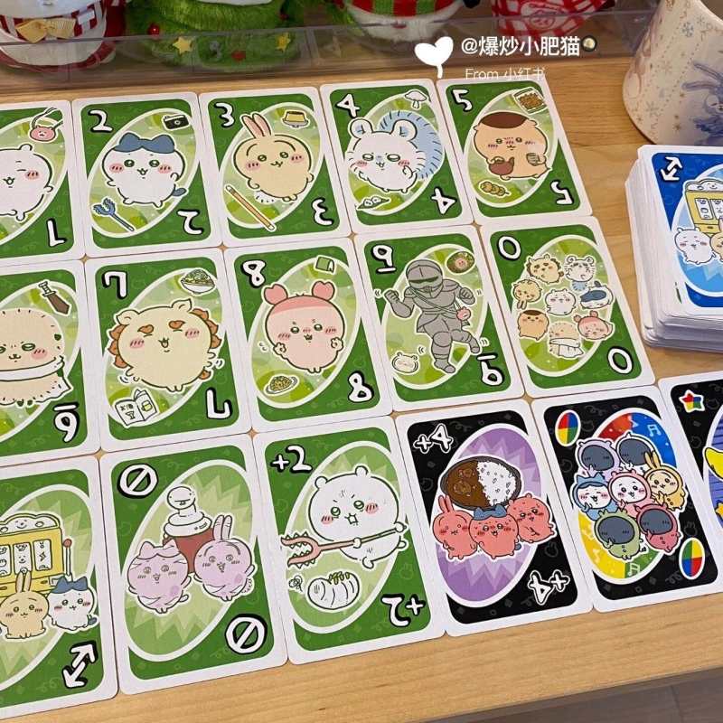 Chiikawa Uno Cards Una Cards-Chiikawa Hachiware Usgai Uno Cards Una Ca ...